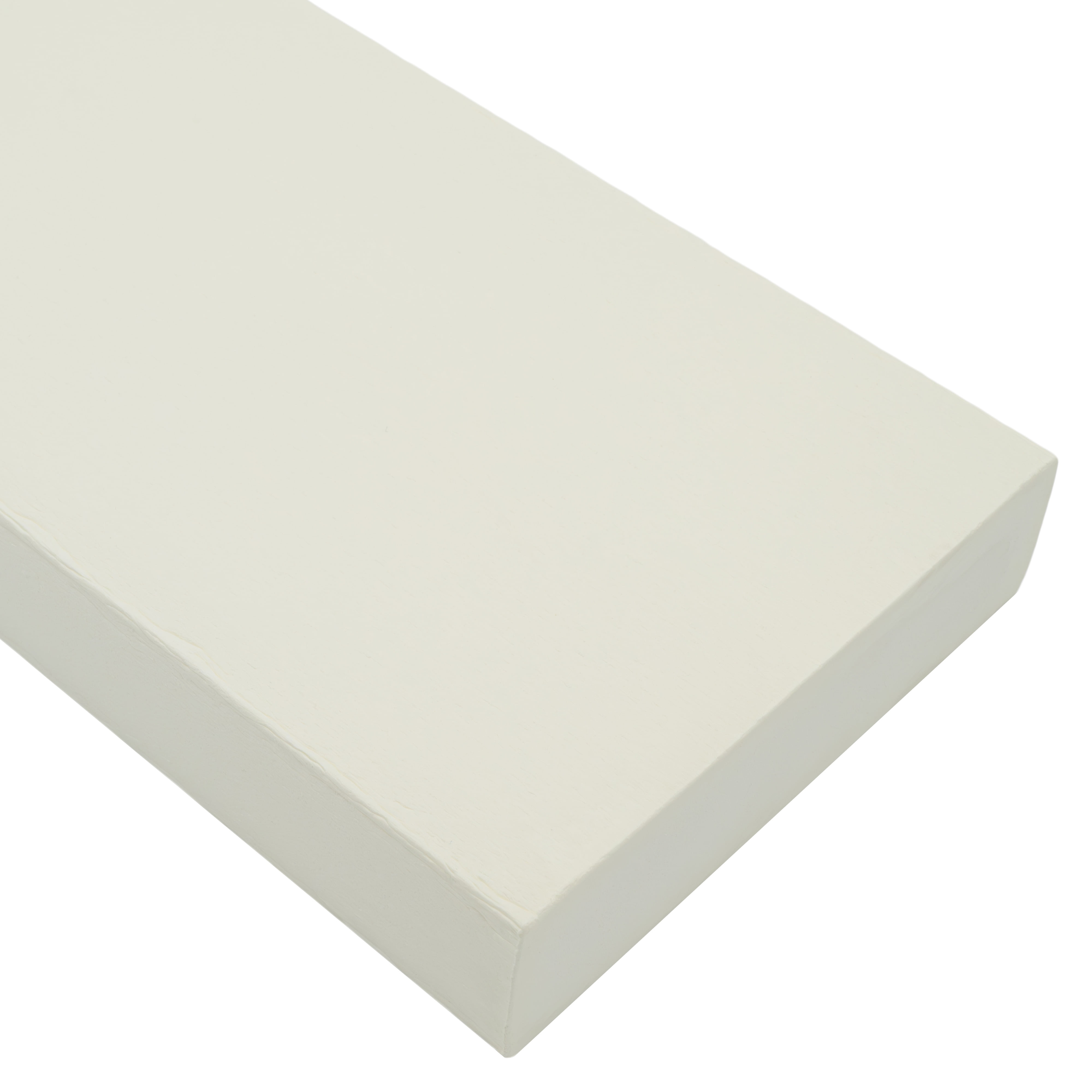 BuyPlastic Tangent Poly Lumber - Bright White, 1x4 (0.75" x 3.5"), 36 ...