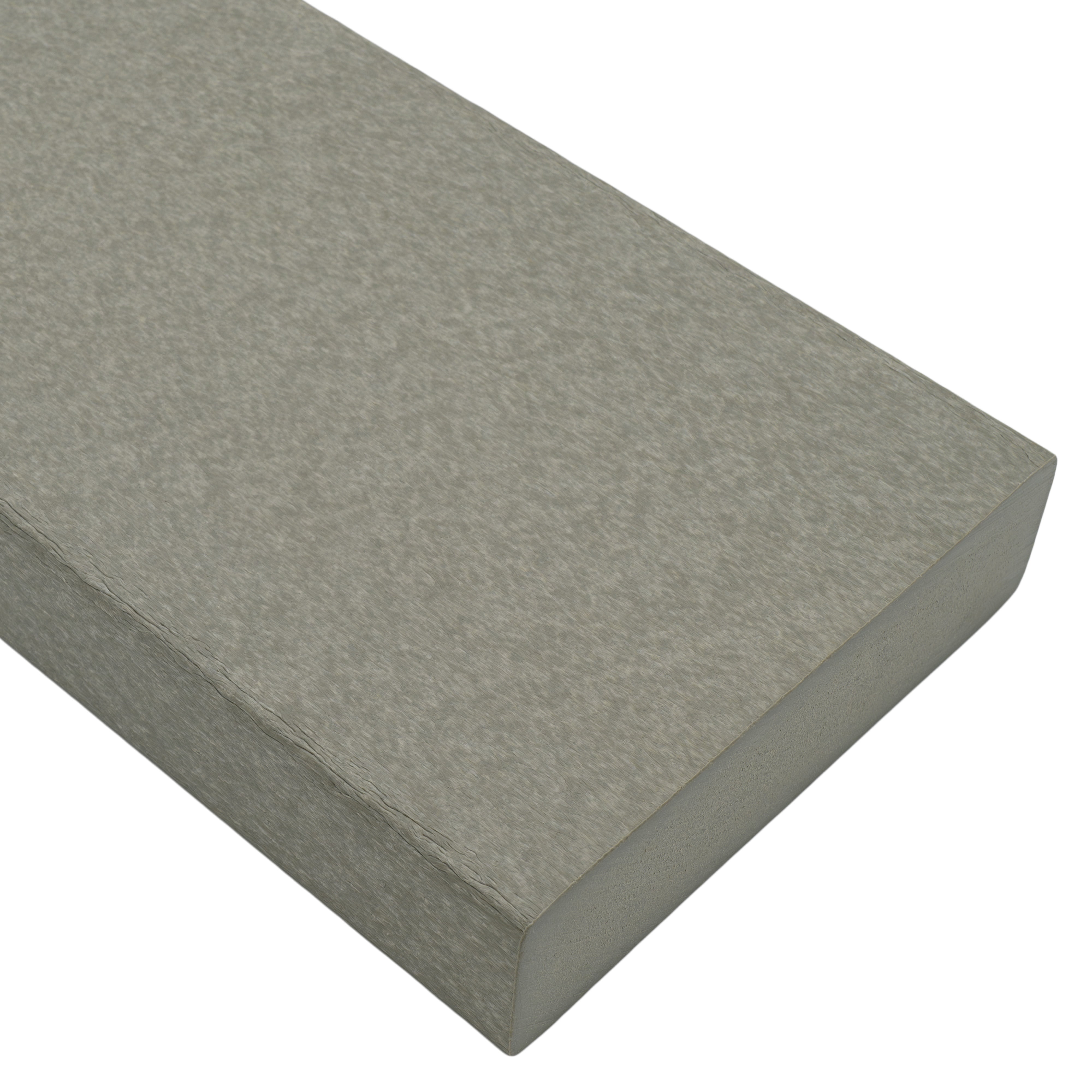 BuyPlastic Tangent Poly Lumber - Light Gray, 1x6 (0.75" x 5.5"), 72 ...