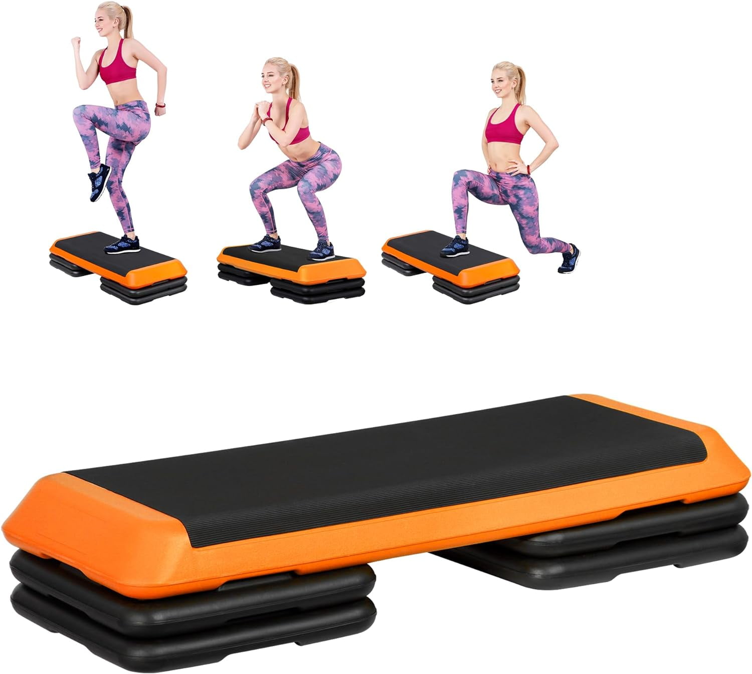 BuySphere 28.15" & 43" Adjustable Workout Aerobic Stepper in Fitness ...