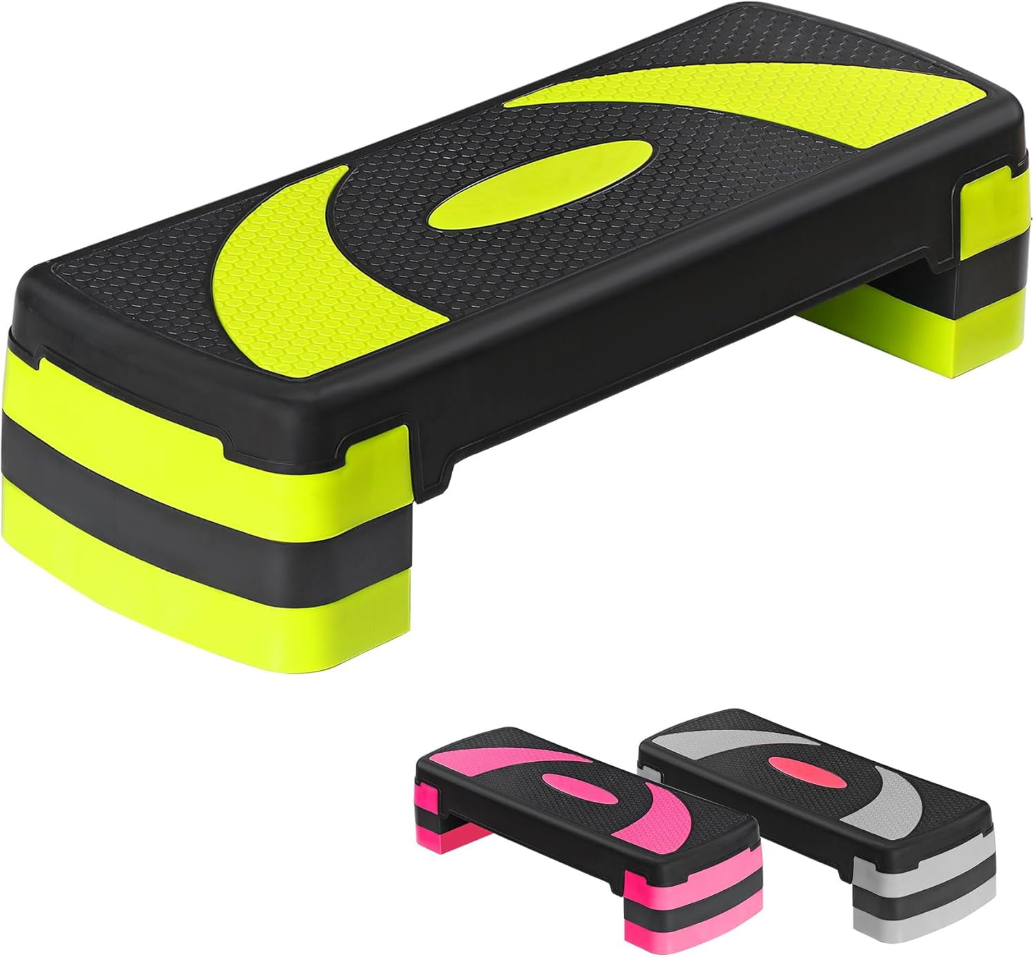BuySphere 31 Inch Adjustable Workout Aerobic Step, Exercise Platform ...