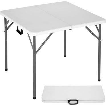 10 PACK 18'' x 96'' Granite White Plastic Folding Table - Seminar ...