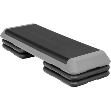 43'' Adjustable Exercise Aerobic Stepper W/4 Risers - Workout Fitness ...