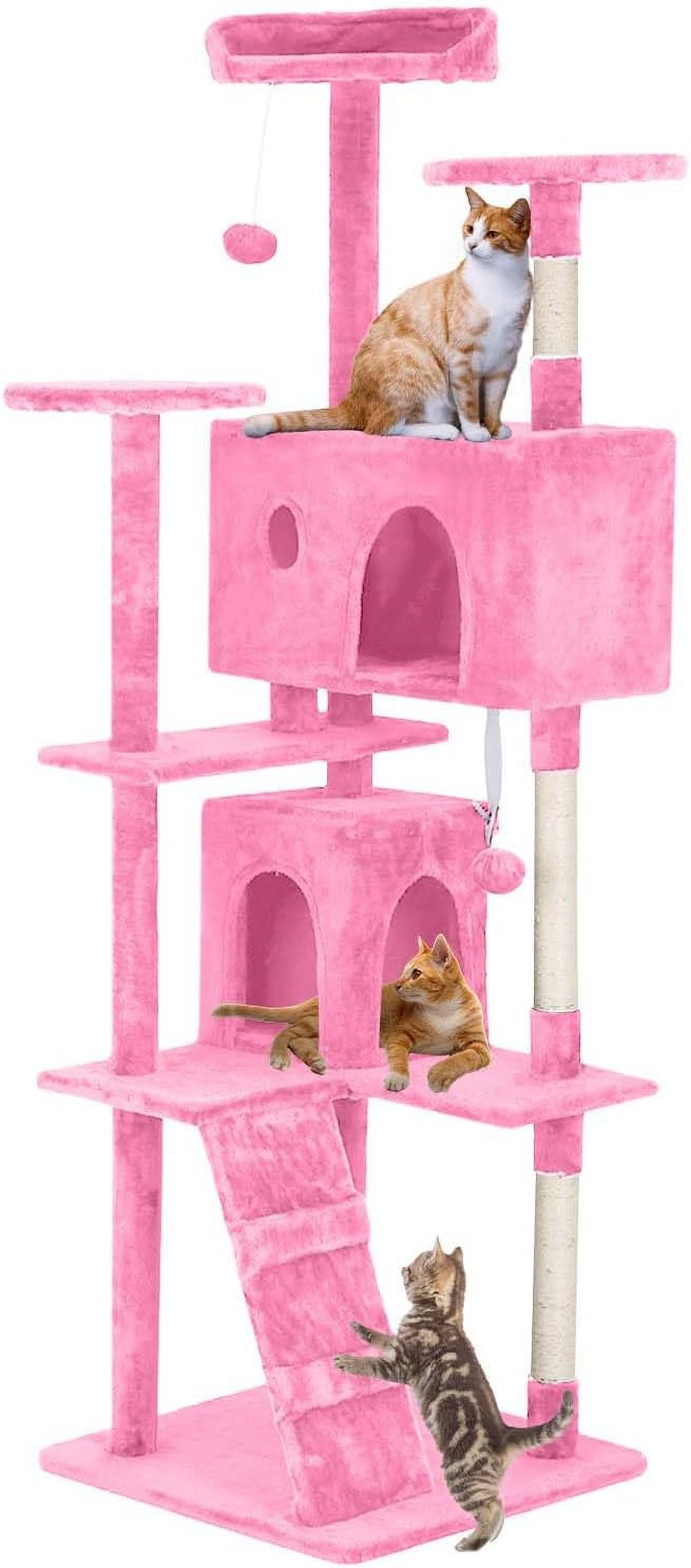 BuySphere Cat Tree 70 Inch Cat Tower Condo Cat House for Indoor Cats ...