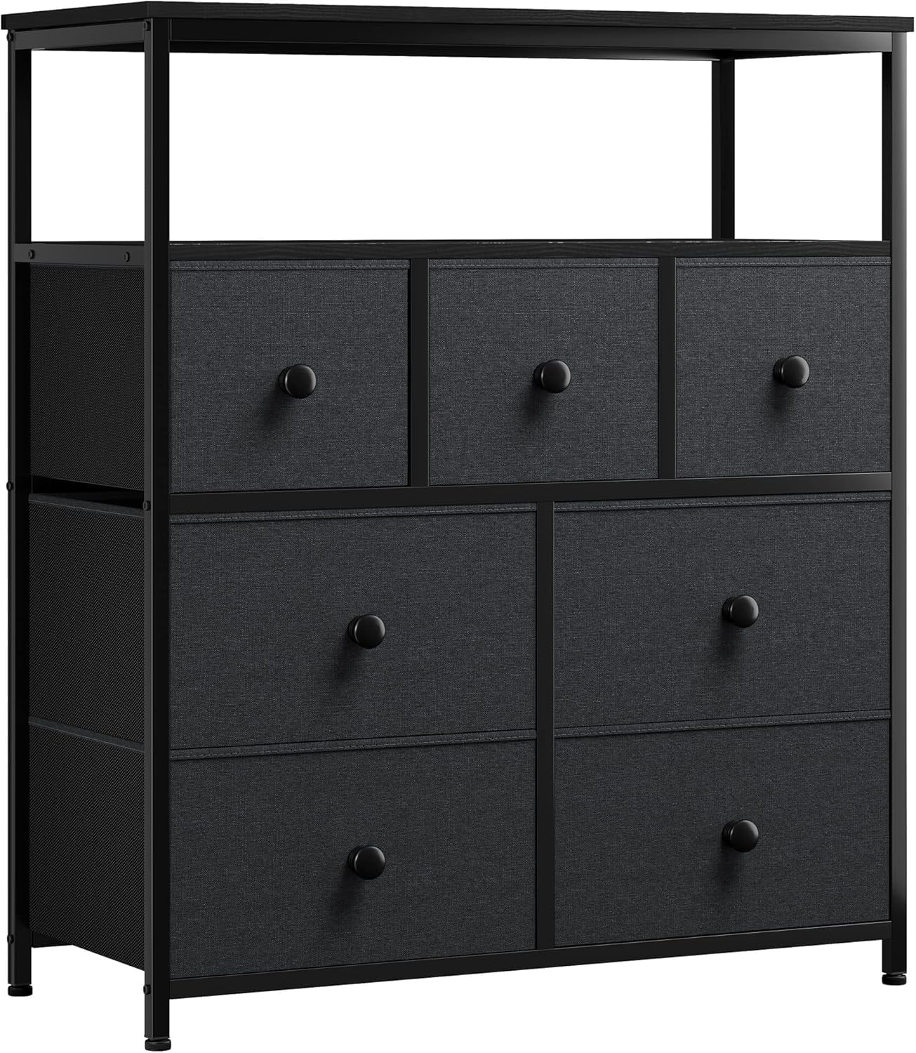 BuySphere Dresser for Bedroom with 7 Drawers, Purple Dressers & Chests ...