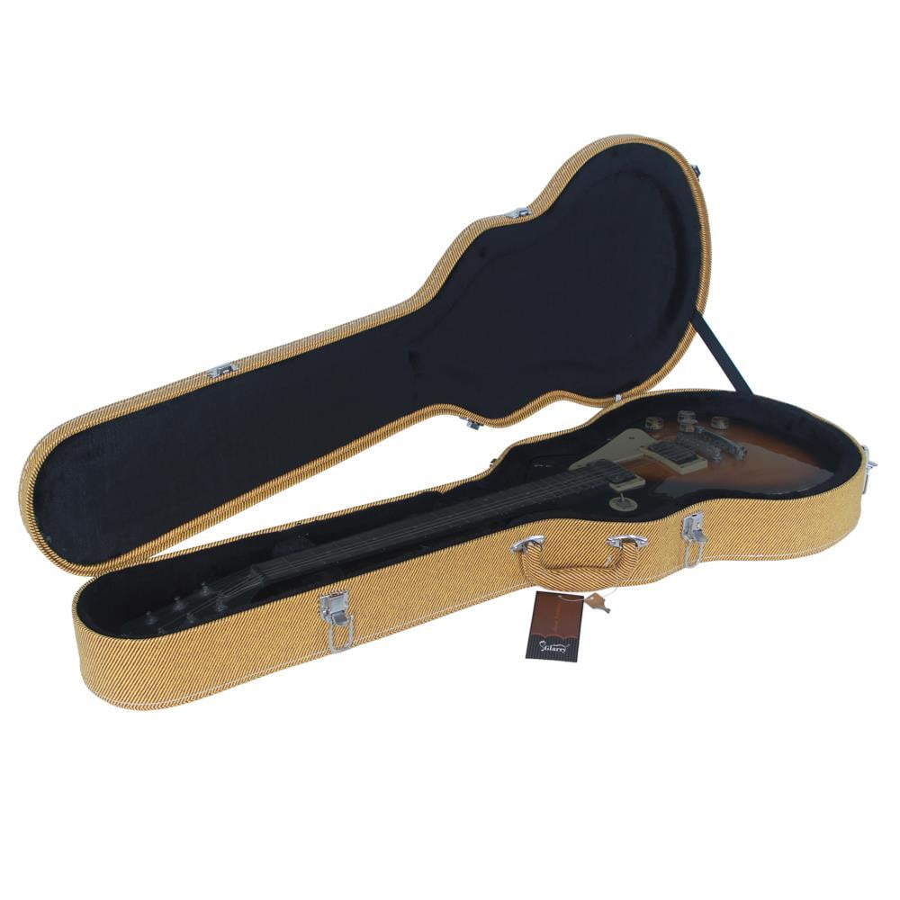 BuySphere Electric Guitar Hard Case, Wooden Hard-Shell Protective ...