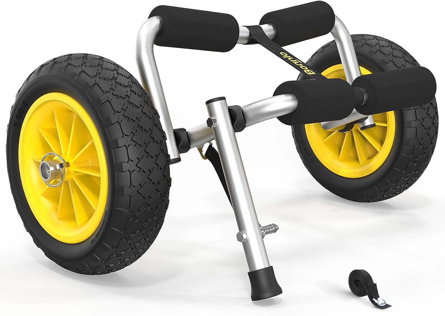 BuySphere Foldable Aluminum Kayak Trailer with 10'' Solid Tires ...