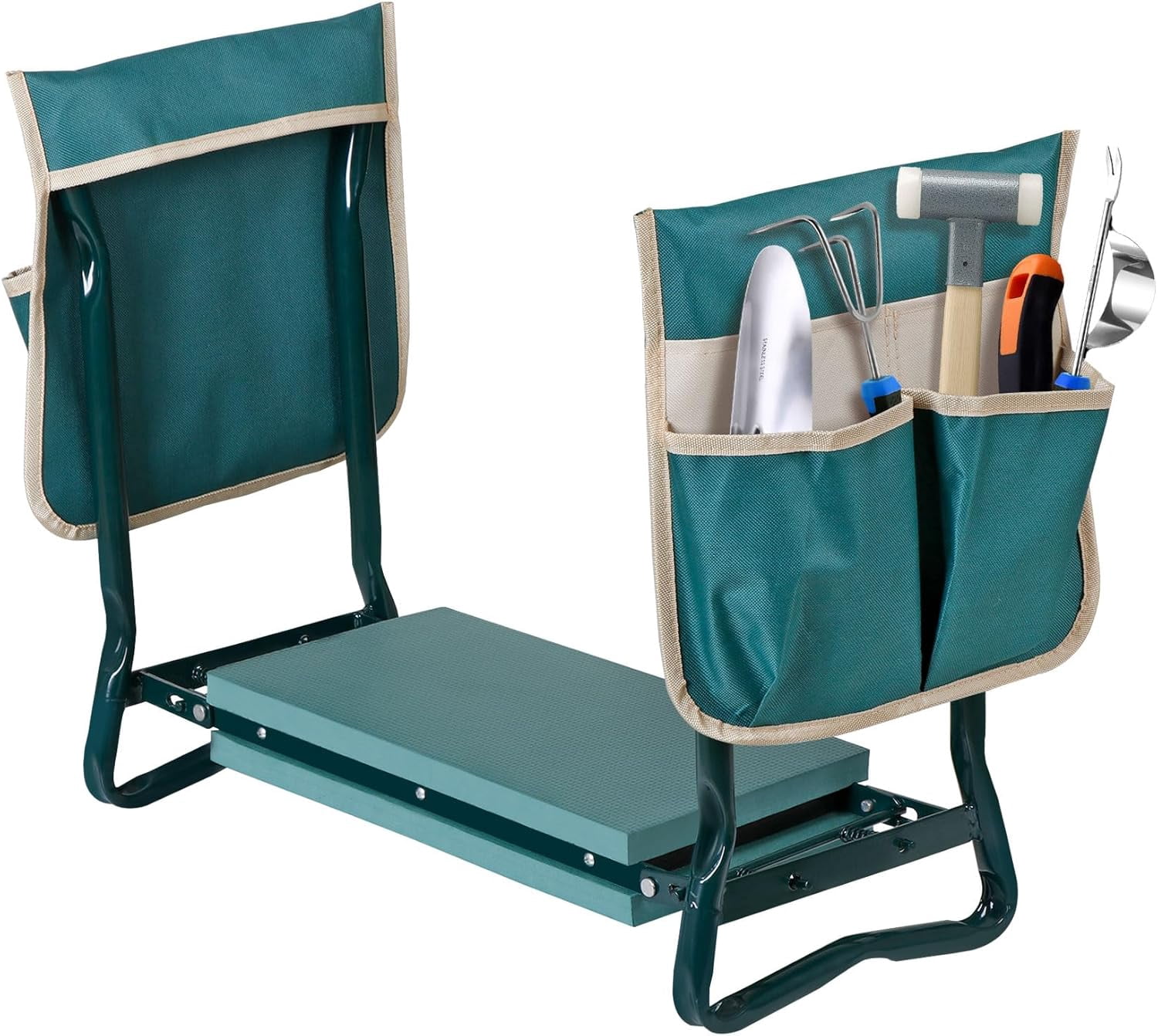 BuySphere Folding Garden Kneeler and Seat with 2 Free Tool Pouches ...