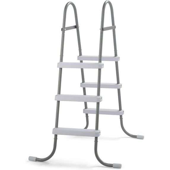 BuySphere Metal Frame Above Ground Swimming Pool Entry, 2 Step Exit ...
