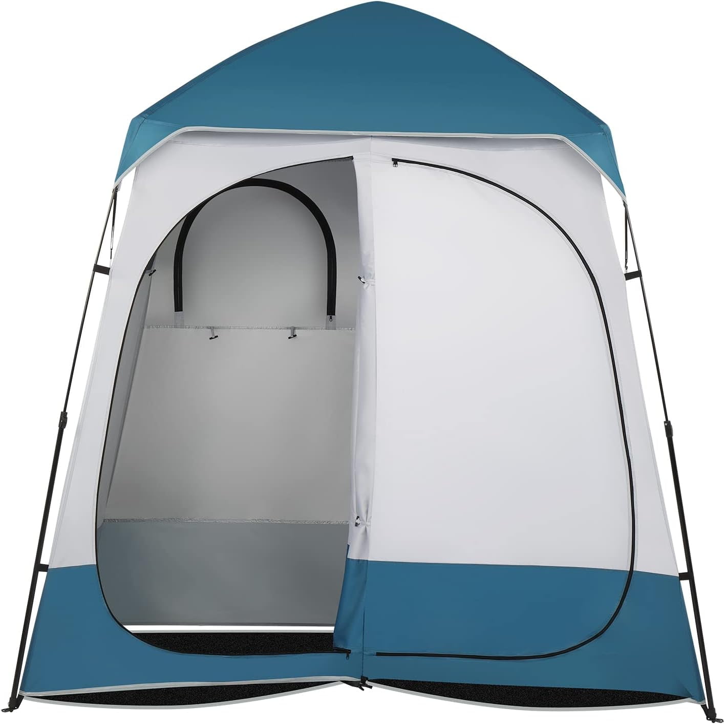 BuySphere Oversize 2 Rooms Shower Tent, 7.5 FT Outdoor Pop up Changing ...
