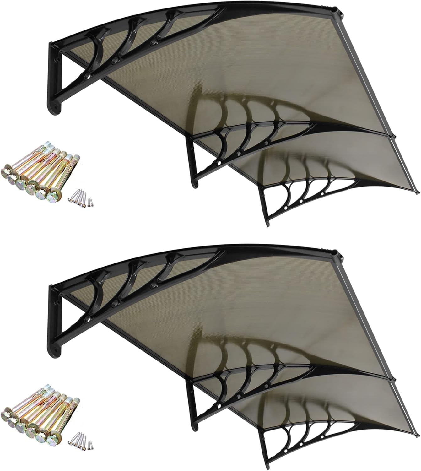 BuySphere Window Awning Door Canopy 40"x 80" Entry Awning Cover Patio ...