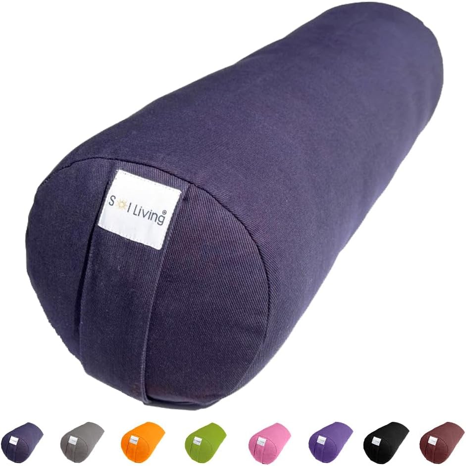 BuySphere Yoga Bolster Pillow for Restorative Yoga Meditation Bolster ...