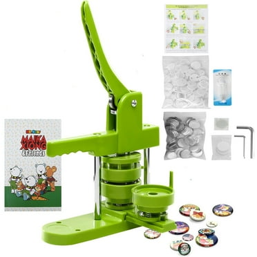 25MM-75MM Badge Pin Button Maker Machine, Replaceable DIY Badge Maker ...