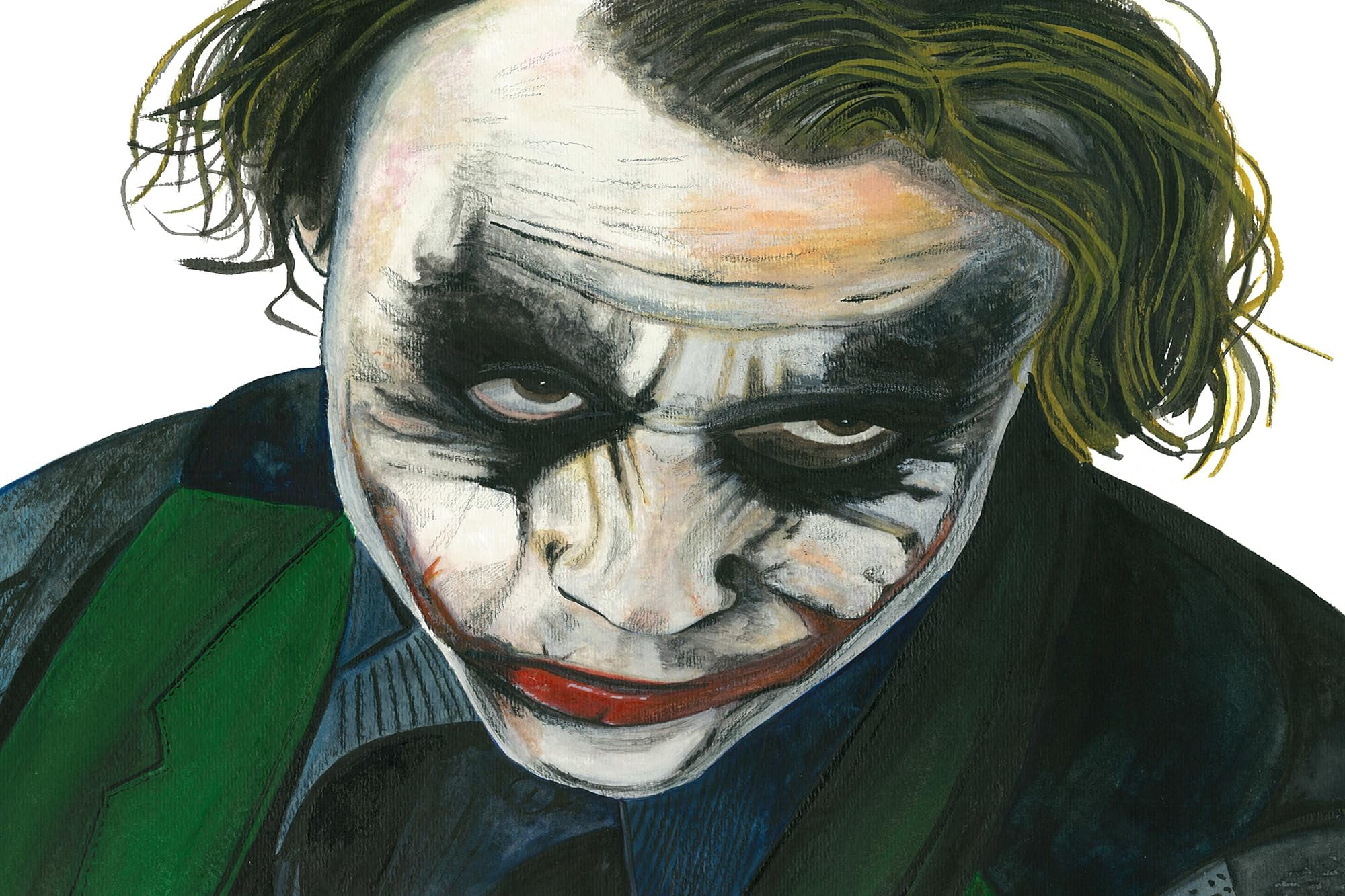 Buyartforless BUY ART FOR LESS Officially Licensed The Joker by Damon ...