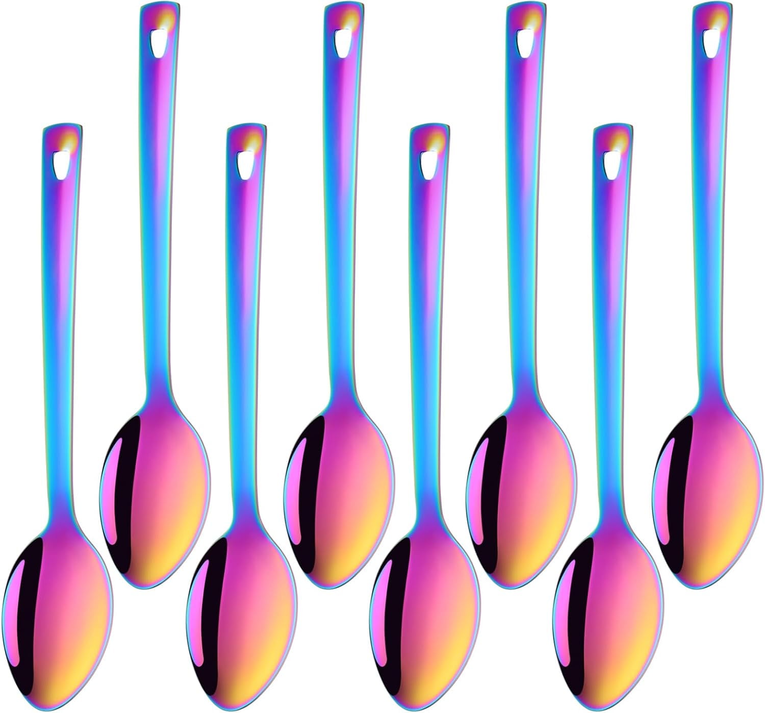 Buyer Star 8-Piece Large Serving Spoons for Buffet, 13 Inch Stainless ...