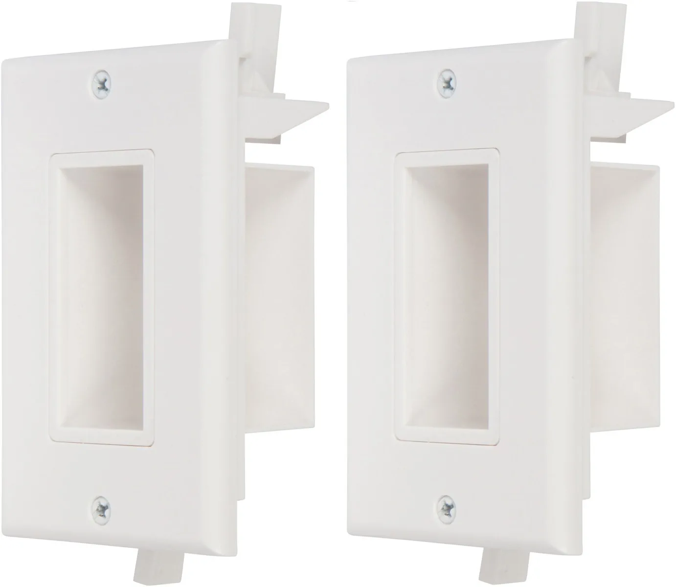 Buyer's Point Recessed Low Voltage Cable Wall Plate, Easy to Mount ...