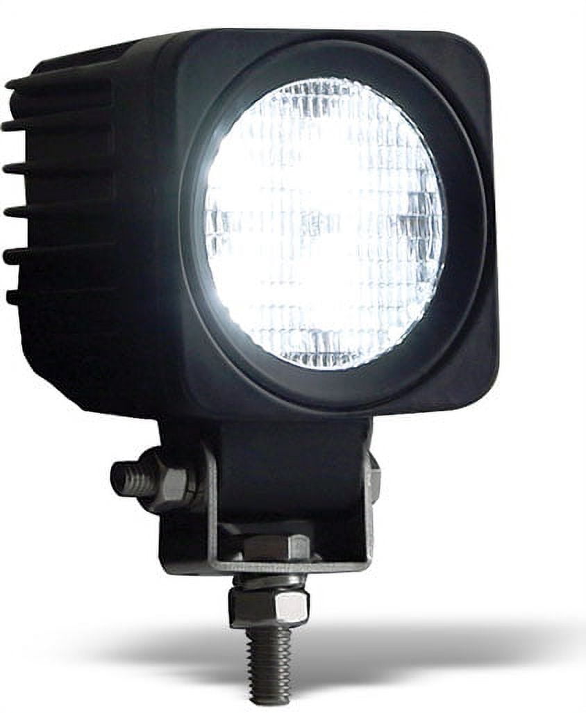 Buyers 1492129 2.5" Square 4 LED Utility Work Light Clear 12-24V 780 ...
