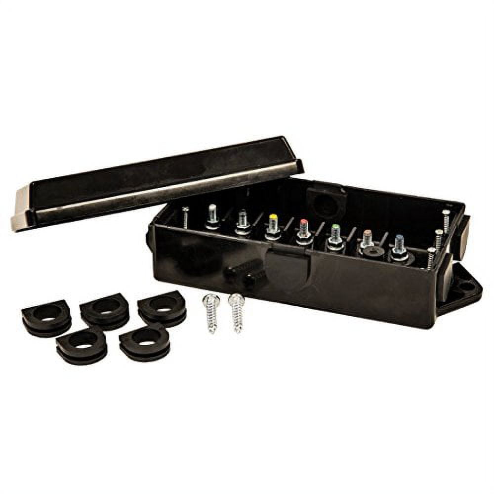 Buyers Electrical Junction Box w/ 7 color coded Terminals - Walmart.com