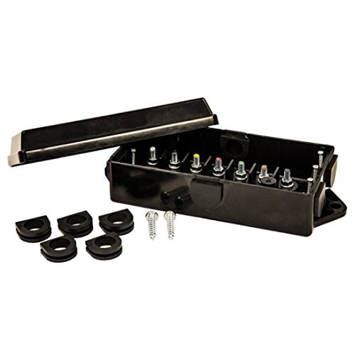 Buyers Electrical Junction Box w/ 7 color coded Terminals - Walmart.com