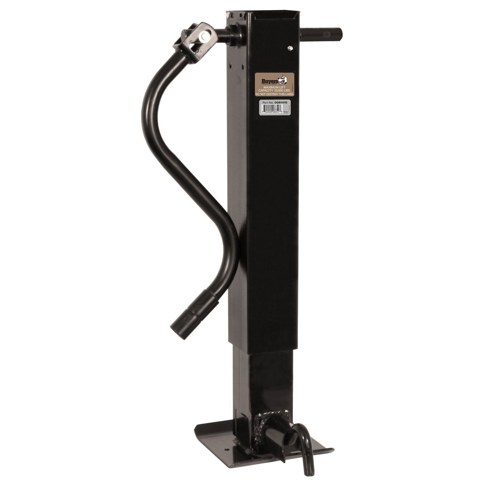 Buyers Products 0091415H 4 Inch Steel Front Pin Square Jack with Handle ...