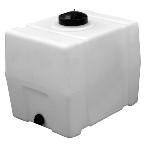 Buyers Products 100 gal Square Storage Tank, Portable Water Transfer ...