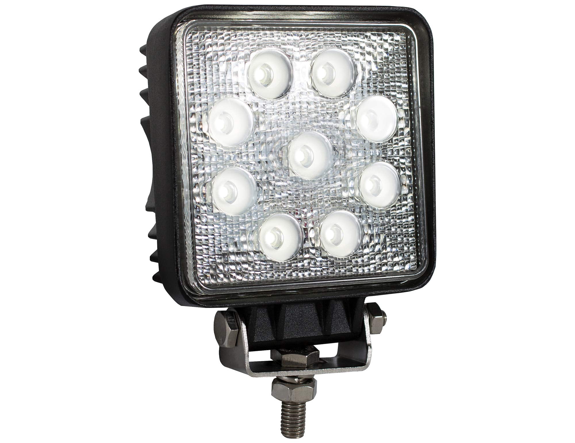 Buyers Products 1492134 4 MMF7 Inch Square LED Spot Light, 9 LEDs, 2430 ...