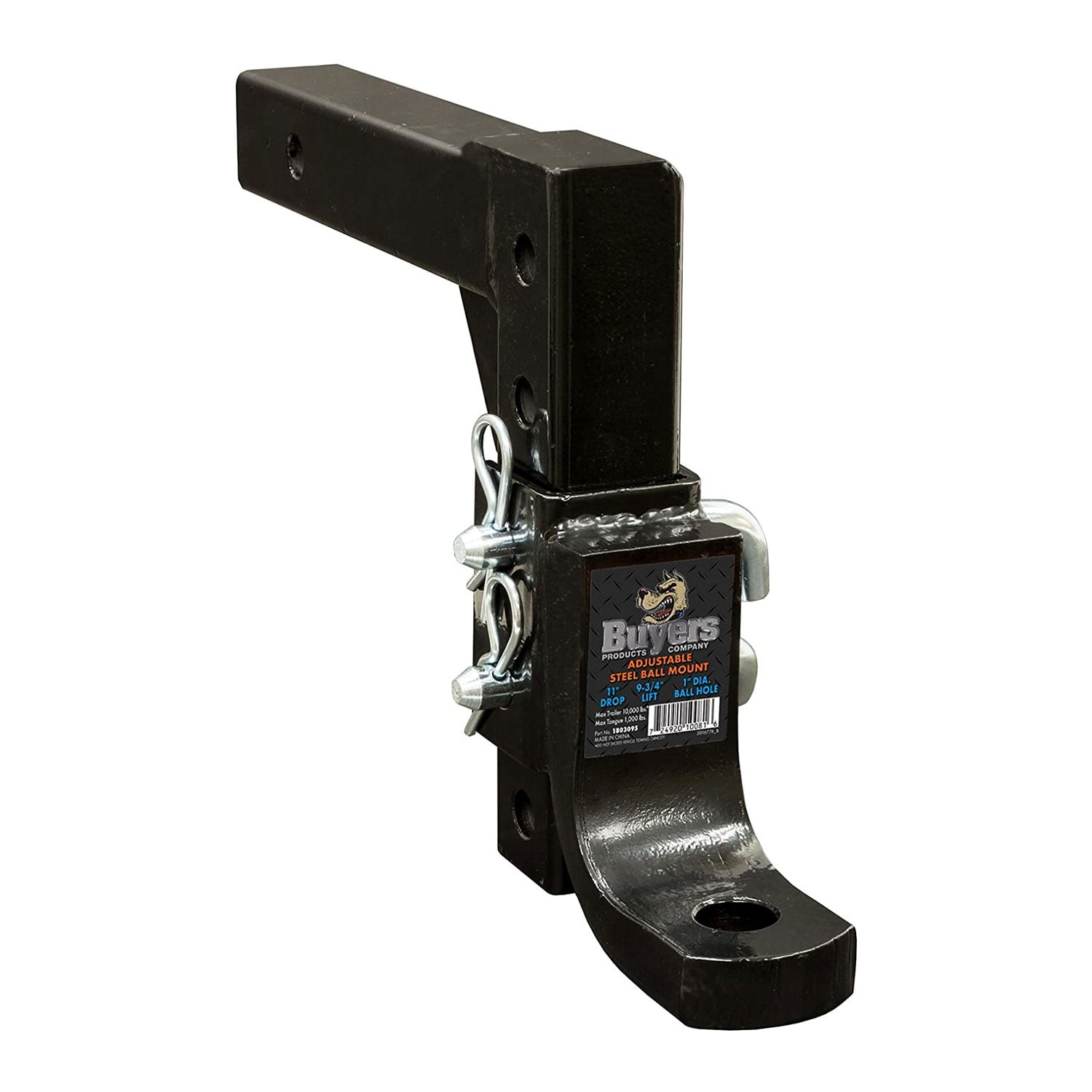 Buyers Products 1803095 Solid Ball Mount (4-Position) - Walmart.com
