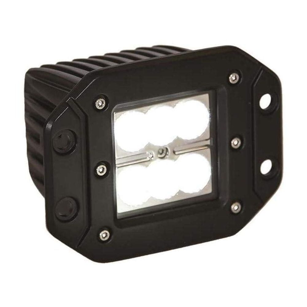 Buyers Products 3" Square KEF16 LED Clear Recessed Flood Light, 6 LEDs ...