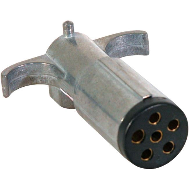 Buyers Products 6-Way Die-Cast Metal Trailer Connector - Trailer Side ...