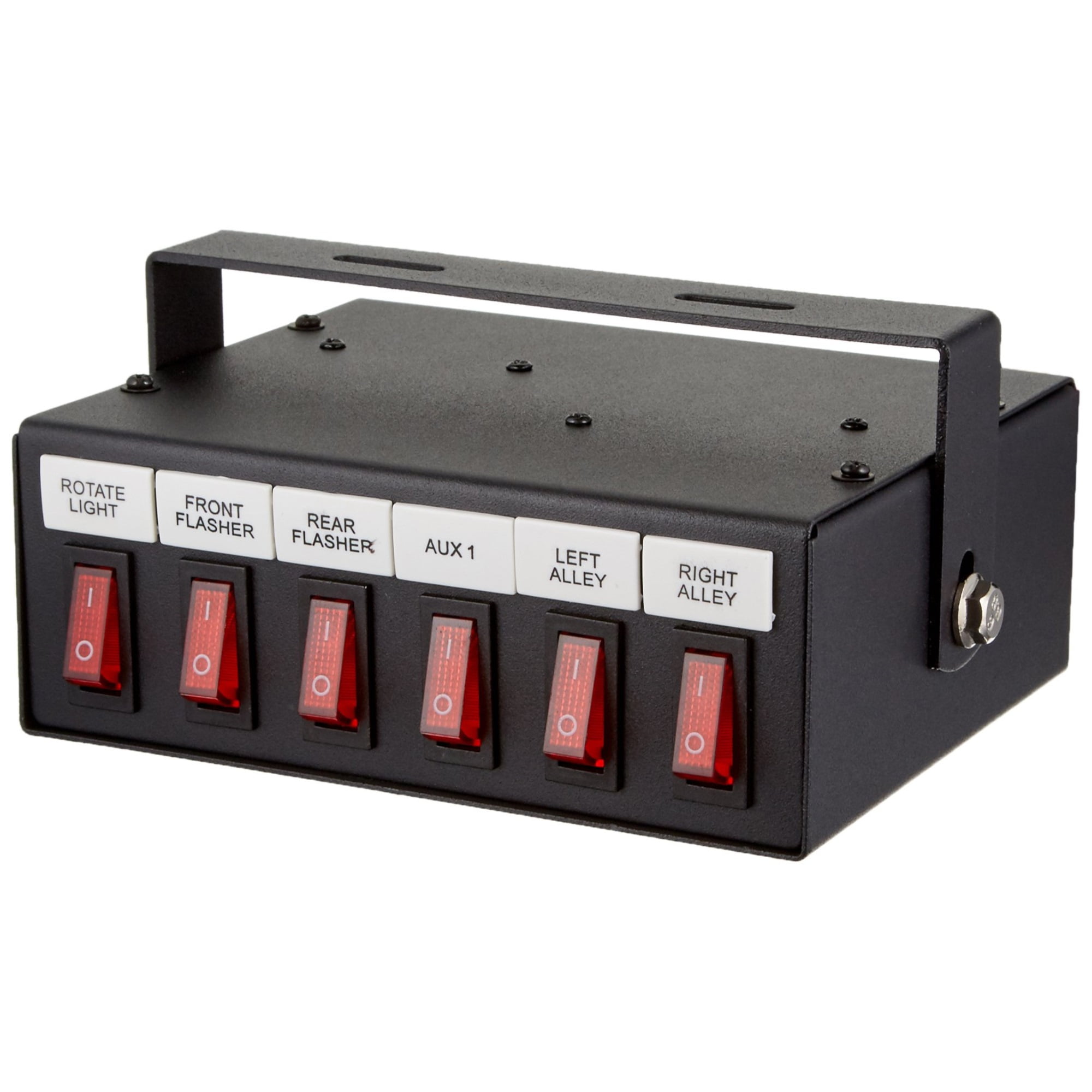 Buyers Products 6391106 Illuminated 6-Function On Switch Box, black ...