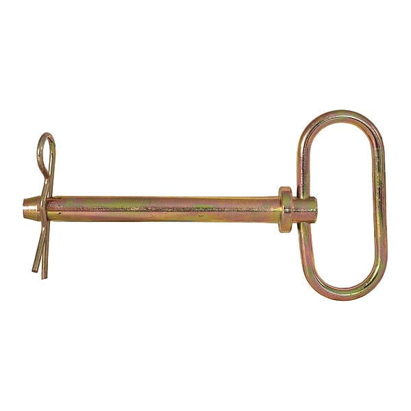 Buyers Products 66135 Yellow Zinc Plated Hitch Pin - 1-1/4 dia x 7 ...