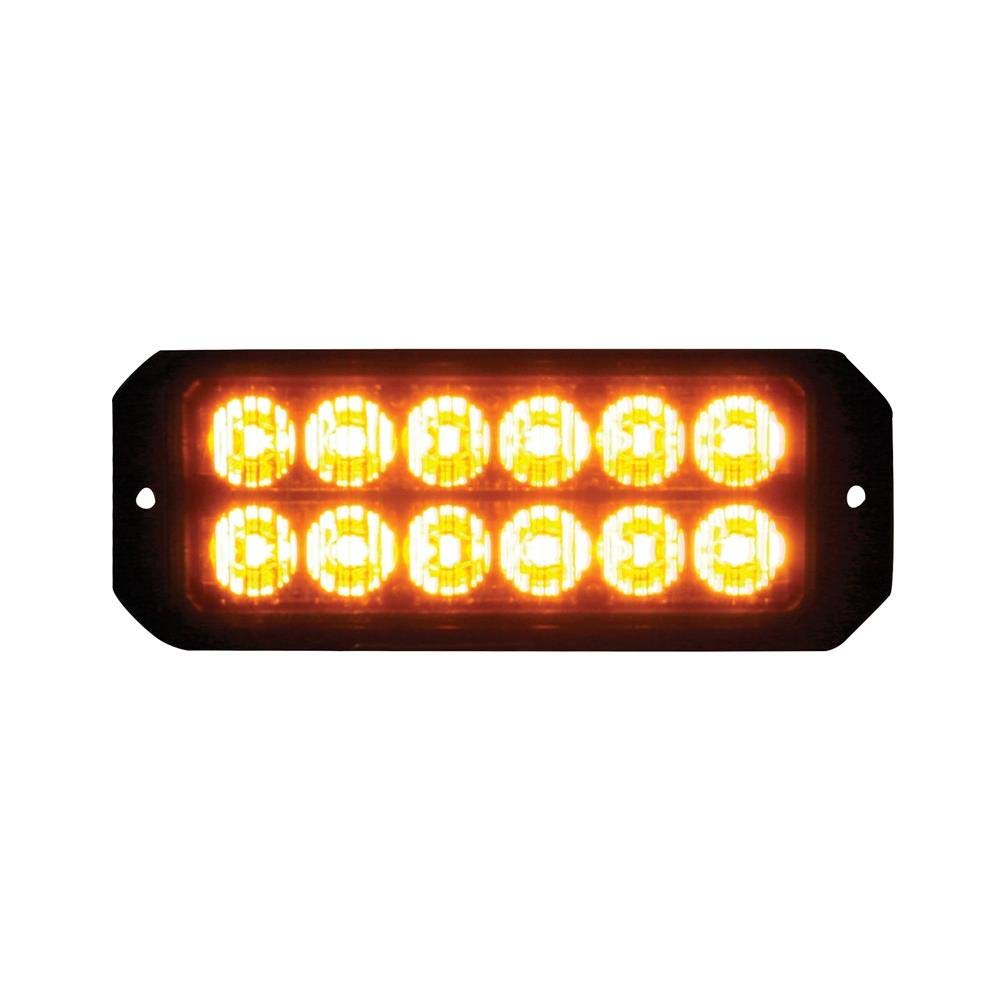 Buyers Products 8891700 Surface OIF8 Mount 12-LED Strobe Light, Amber ...