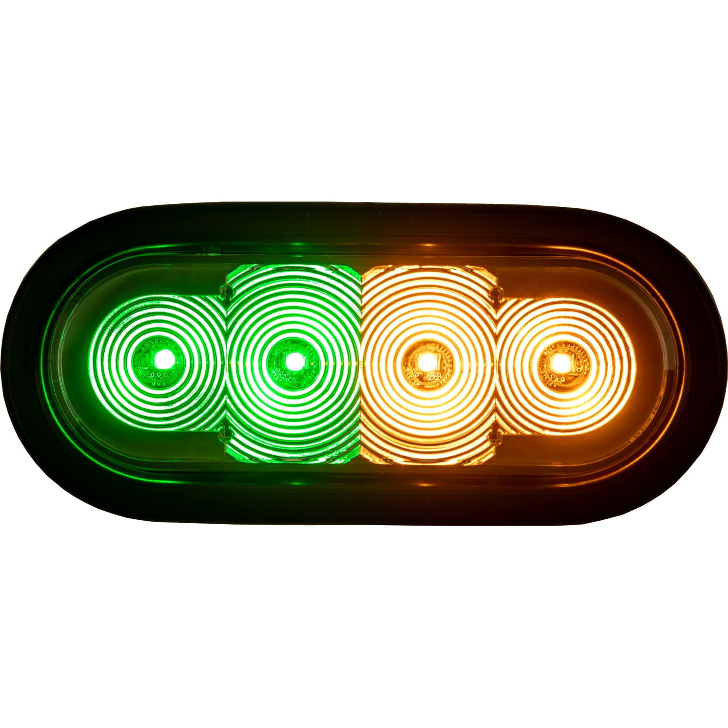 Buyers Products SL62AG 6 RRF12 Inch LED Oval Strobe Light for Trucks ...