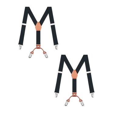 Buyless Fashion Trucker Suspenders for Men - 48" Elastic Adjustable ...