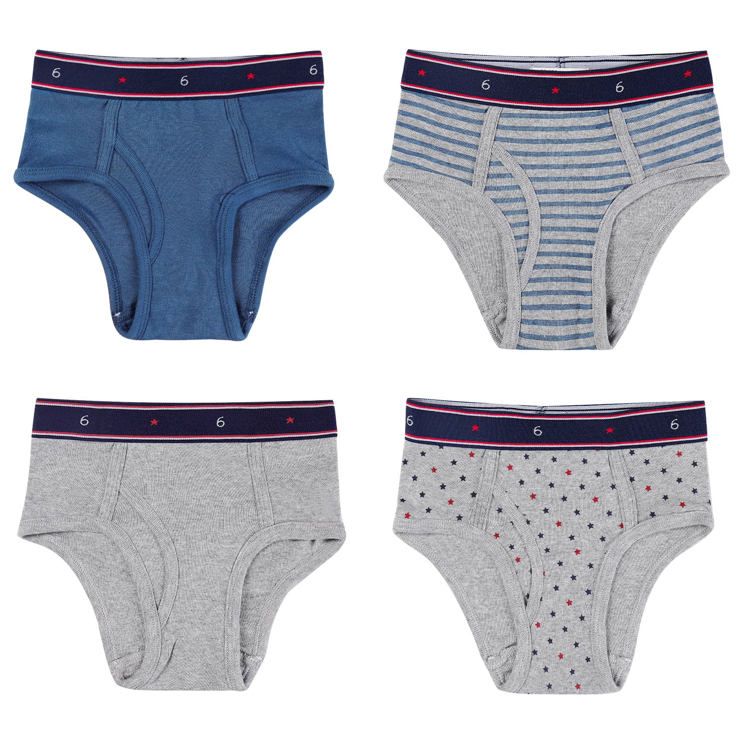 Buyless Fashion Boys Brief In Assorted Colors Soft Cotton Underwear 4 ...
