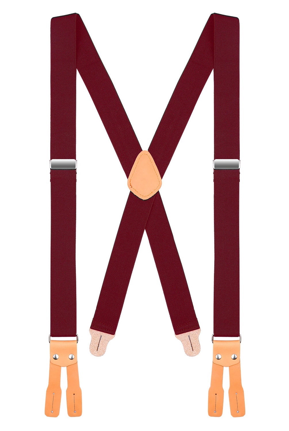 Buyless Fashion Button End Logger Work Suspenders for Men - 48 ...