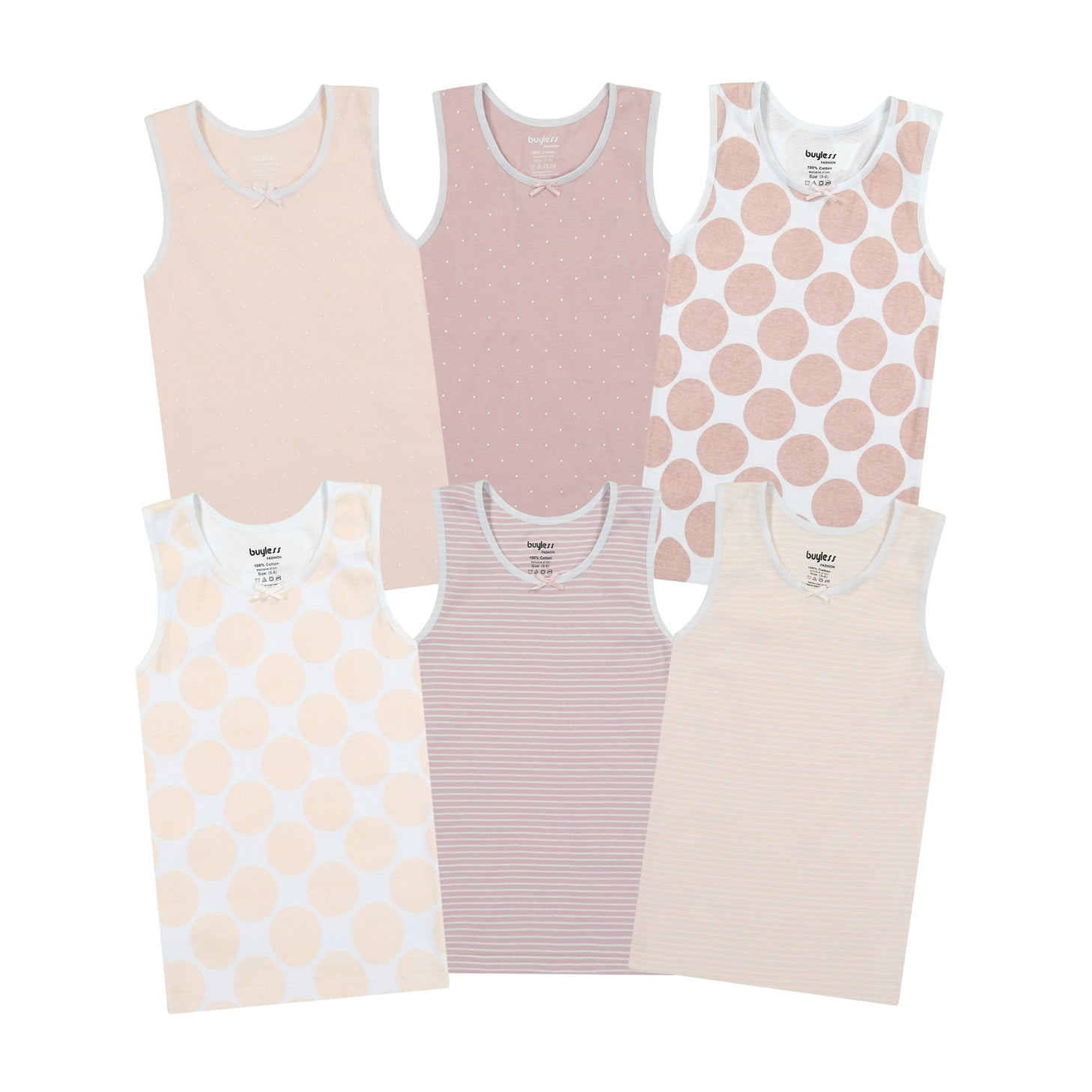 Buyless Fashion Girls Tank Tops - Sleeveless Cami Tanks Cotton ...