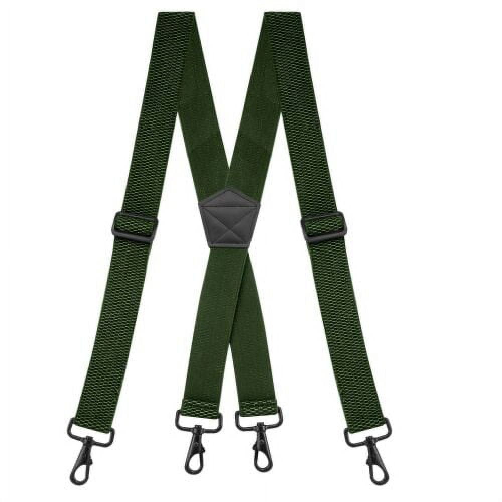 Buyless Fashion Heavy Duty Suspenders for Men - 48" Adjustable Straps 1 ...