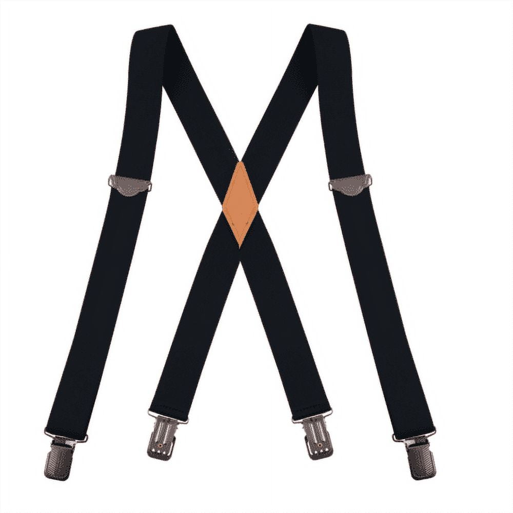 Buyless Fashion Suspenders for Men - 48" Adjustable Straps 1 1/4" - X ...