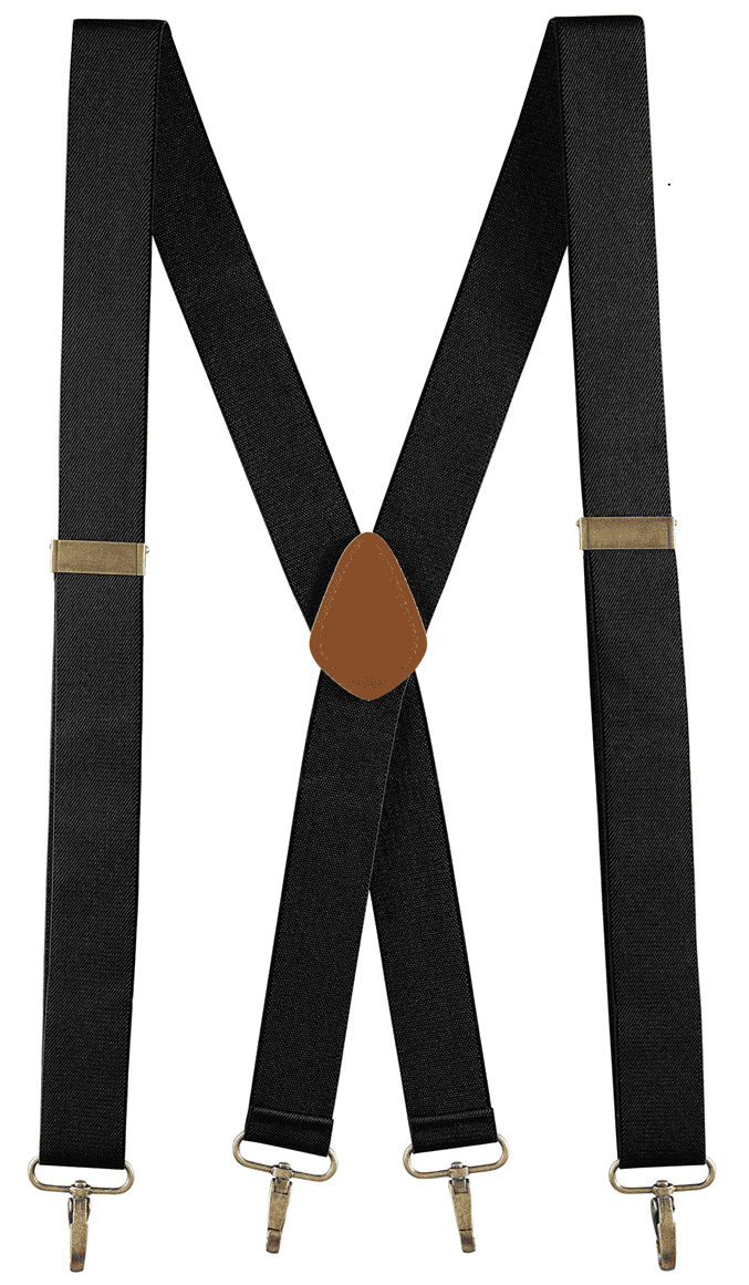 Buyless Fashion Suspenders for Men - 48" Adjustable Straps 1 1/4" - X ...