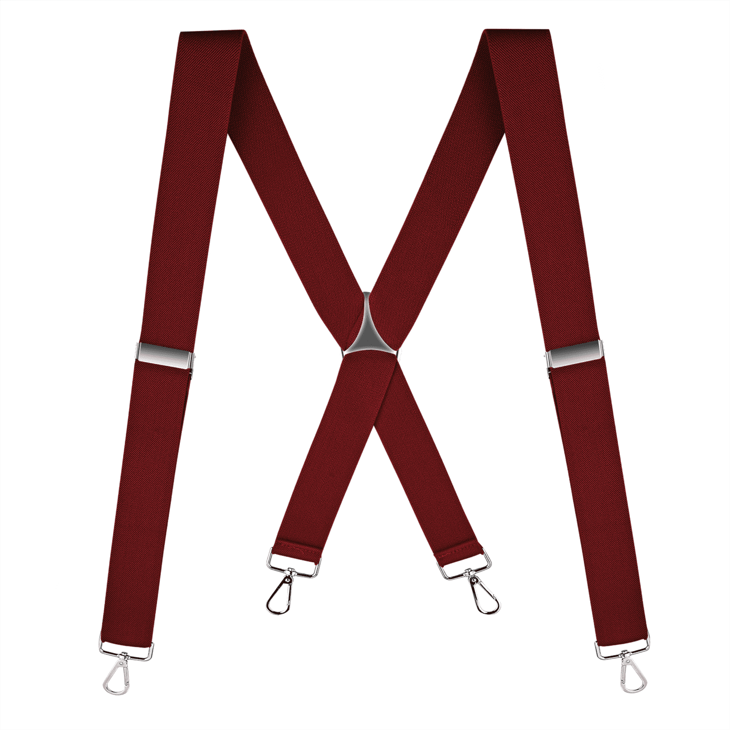 Buyless Fashion Suspenders for Men - 48" Elastic Adjustable Straps 1 1/ ...