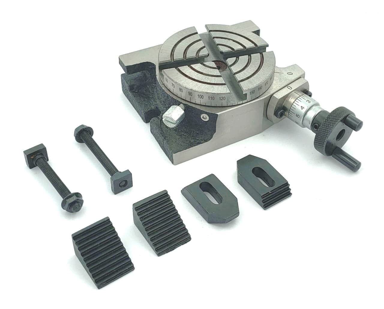 Buyohlic Horizontal Vertical 3" Inch 100 mm Rotary Milling Tables with ...