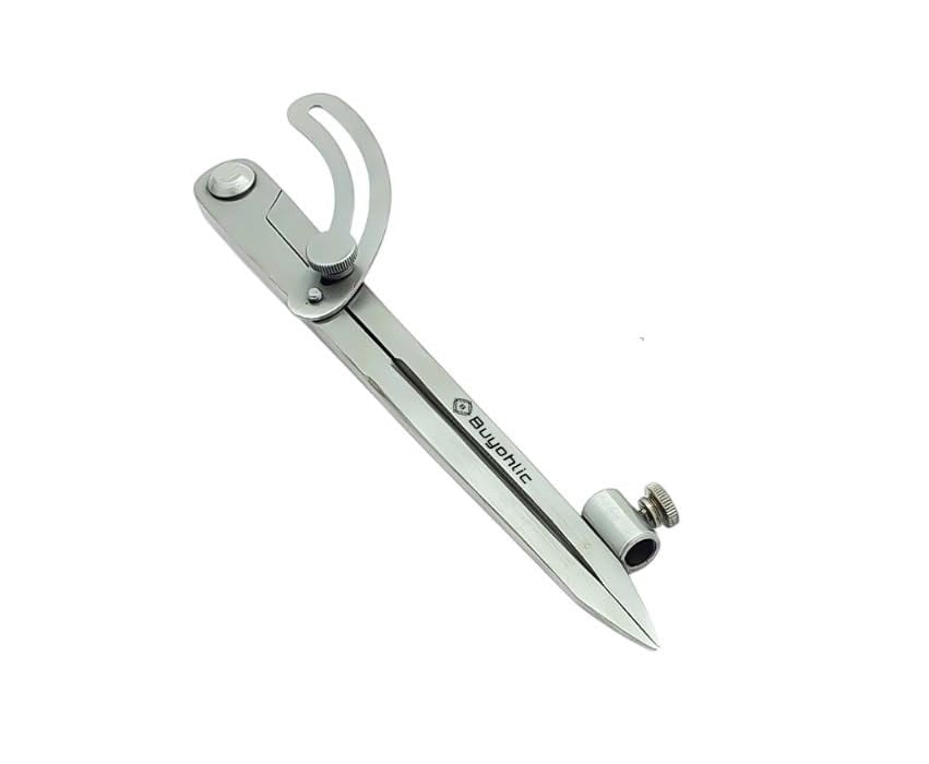 Buyohlic Wing Compass, Leather Working Wing Divider, Caliper & Scribe ...