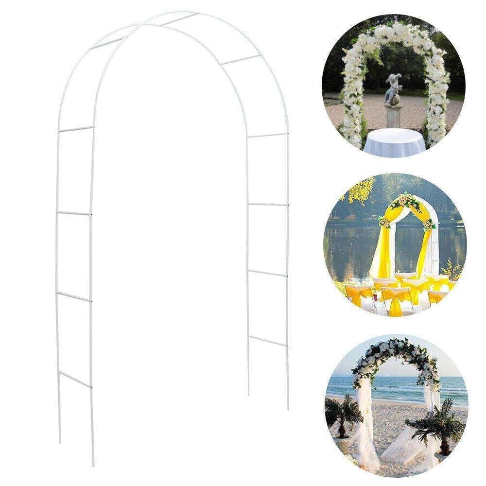 Buytoshop Garden Arch Arbors, Trellis for Climbing Plants Outdoor 6-8ft ...