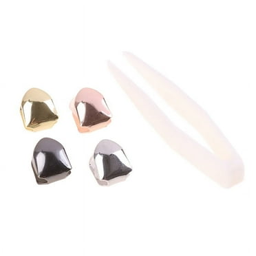 TekDeals Custom 14k Gold Plated Hip Hop Teeth Grillz Caps Top & Bottom ...