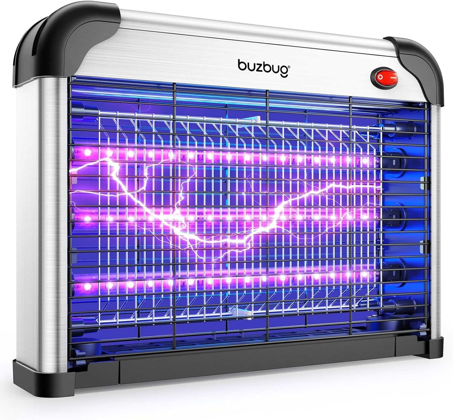 Buzbug LED Bug Zapper Indoor, 10 Years Lifespan 3 Lamps Sustainable ...