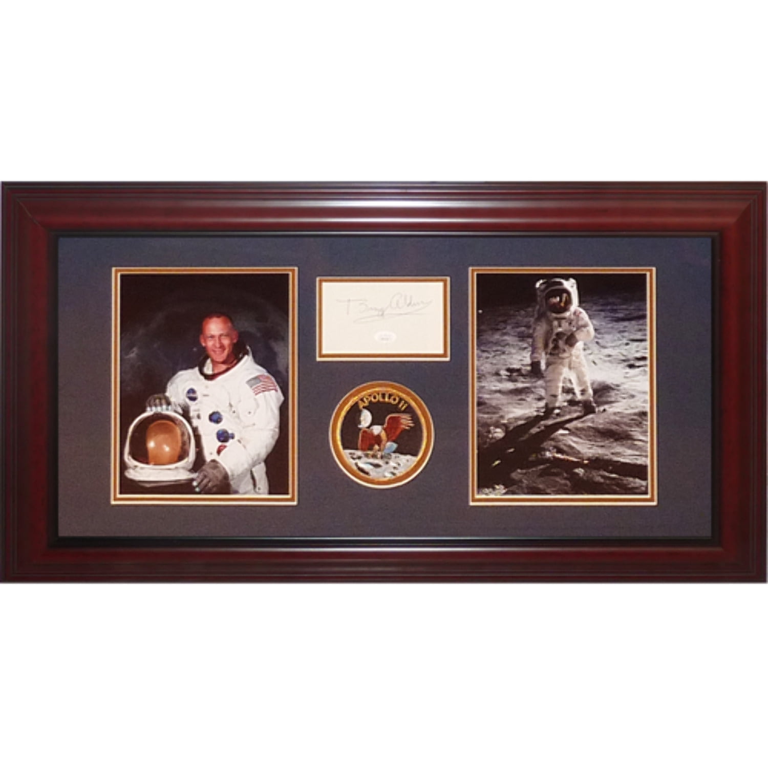 Buzz Aldrin Autographed Apollo 11 Moon Landing Deluxe Framed Tribute ...