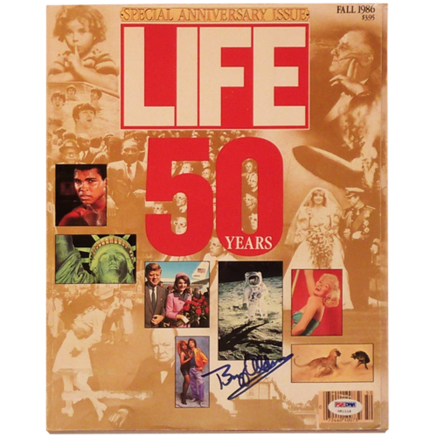 Buzz Aldrin Autographed Life Magazine (50 Years Special Anniversary Issue) Apollo 11 Moon ...