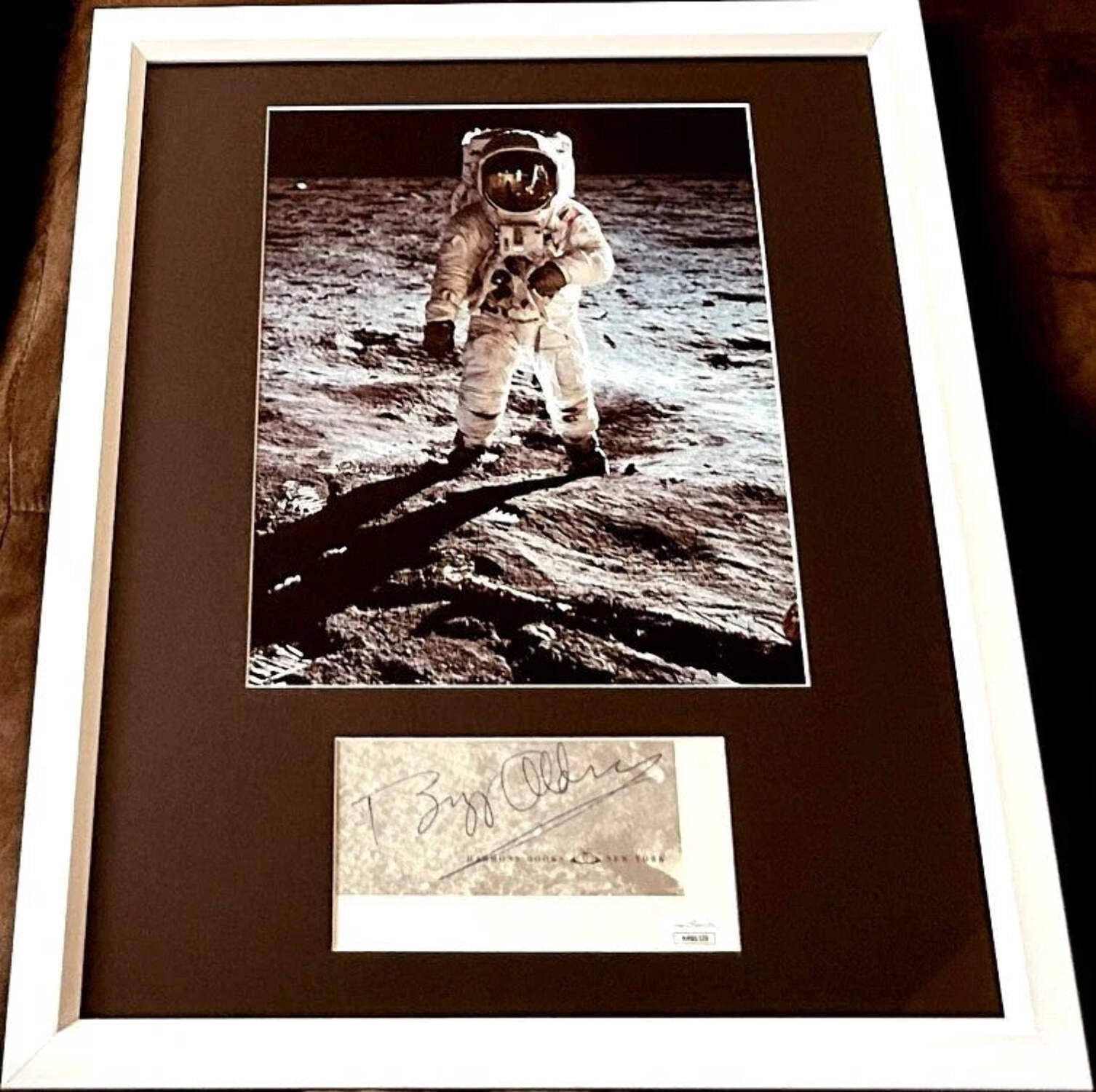 Buzz Aldrin Autograph Custom Framed with Apollo 11 8x10 Moonwalk Photo ...