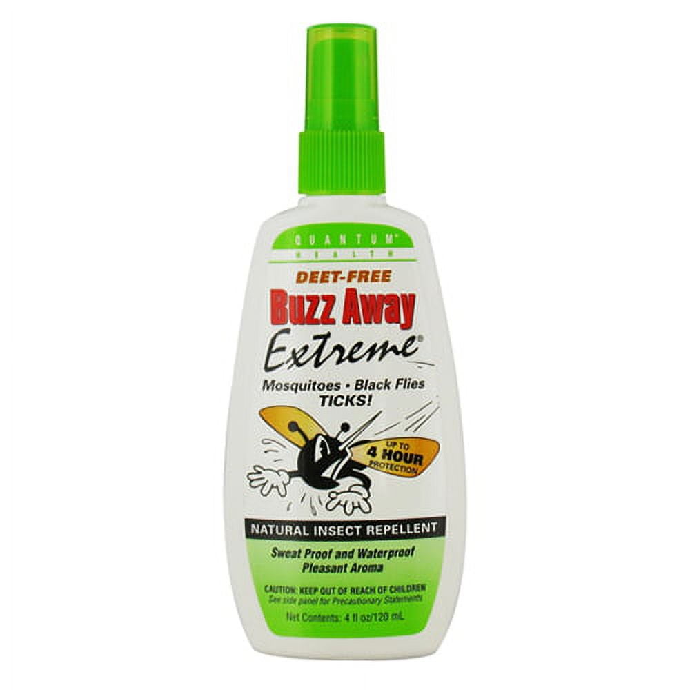 Buzz Away Extreme Natural Insect Repellent - 4 Oz, 2 Pack - Walmart.com