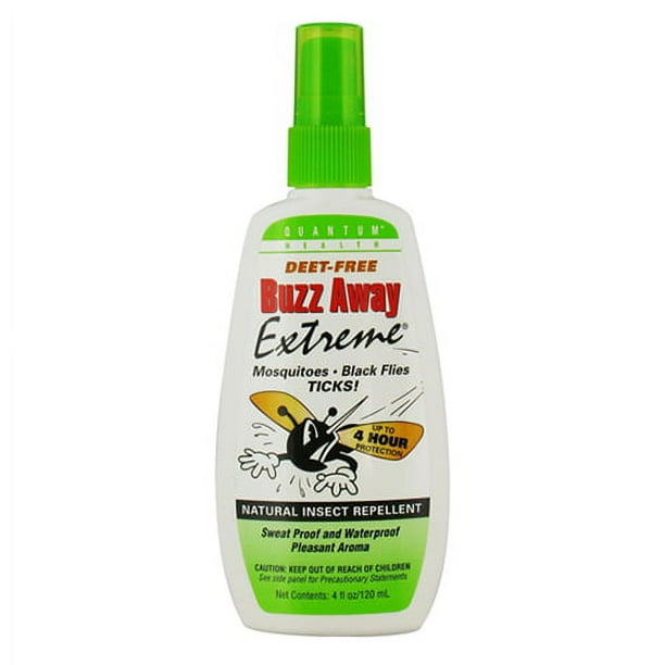 Buzz Away Extreme Natural Insect Repellent - 4 Oz, 3 Pack - Walmart ...